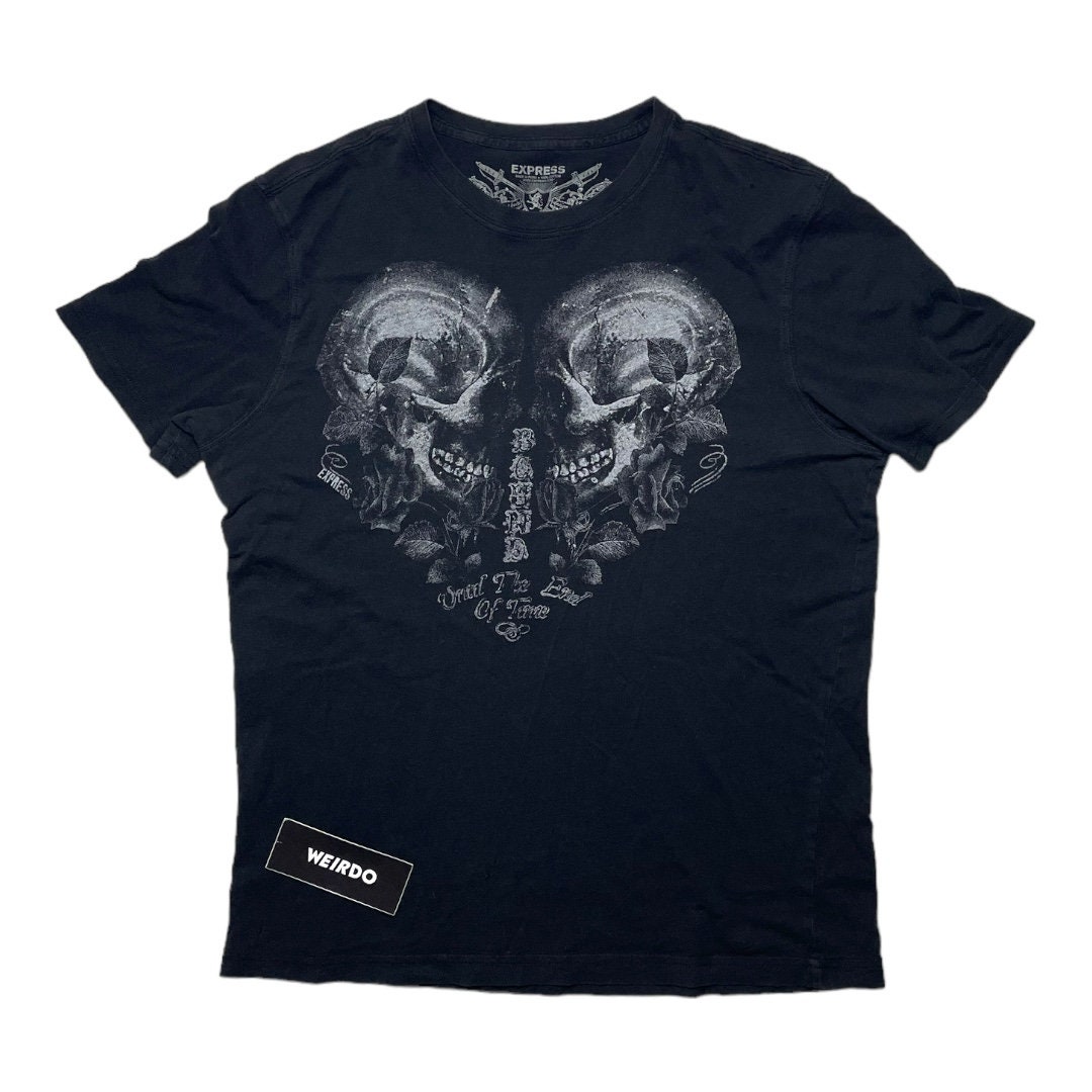 Y2K Express Skull Street Fashion Double Sided T Shirt - Etsy Y2K Express Skull Street Fashion Double Sided T Shirt - Etsy