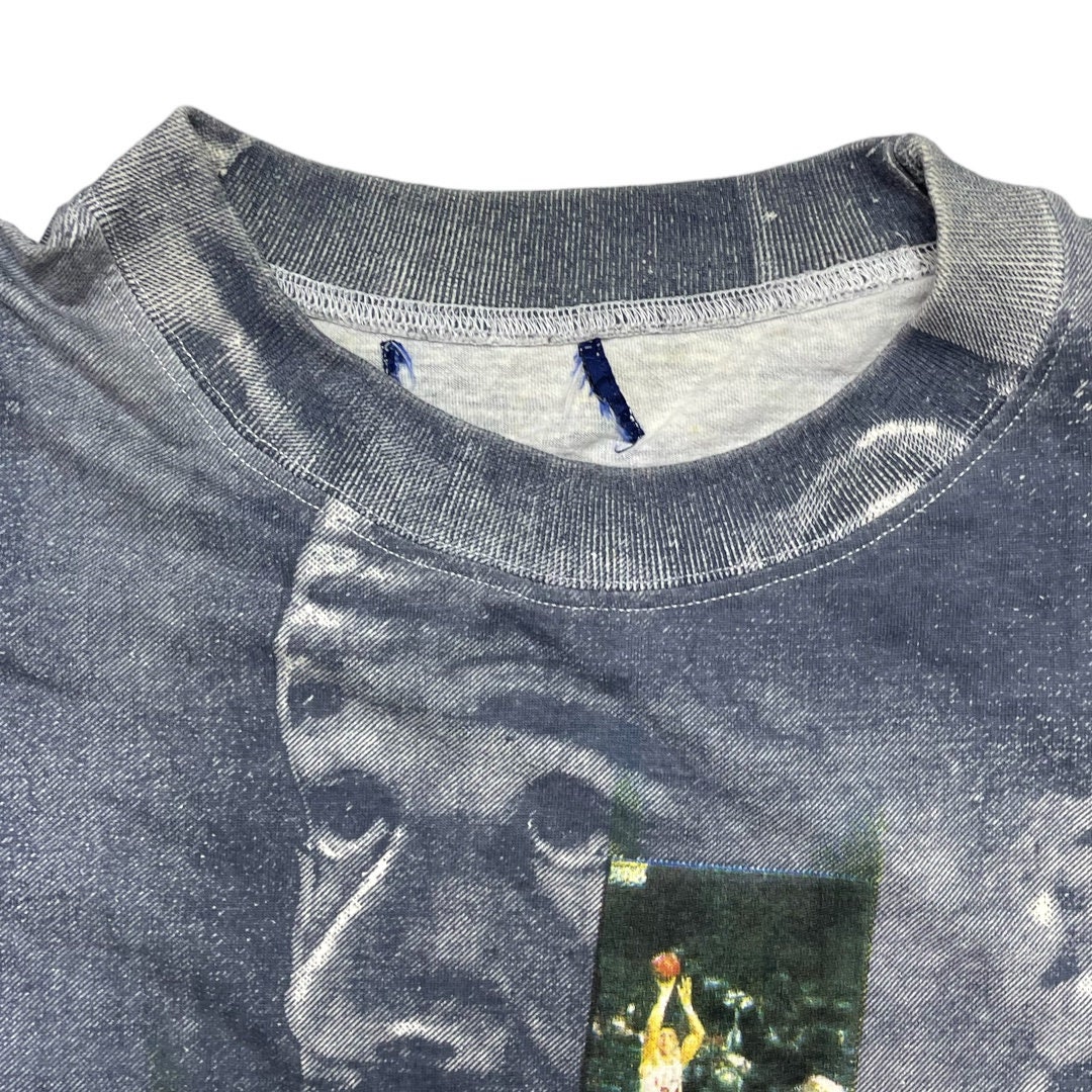Vintage Shaquille Oneal NBA All Overprint T Shirt / Vintage 1990s NBA ...