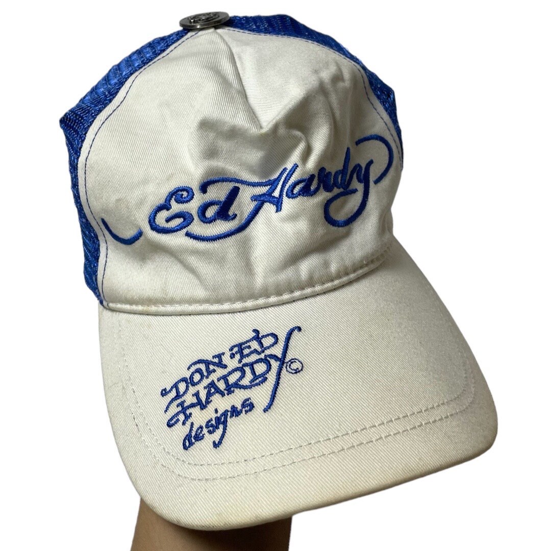 Y2K Ed Hardy Logo Cap - Etsy