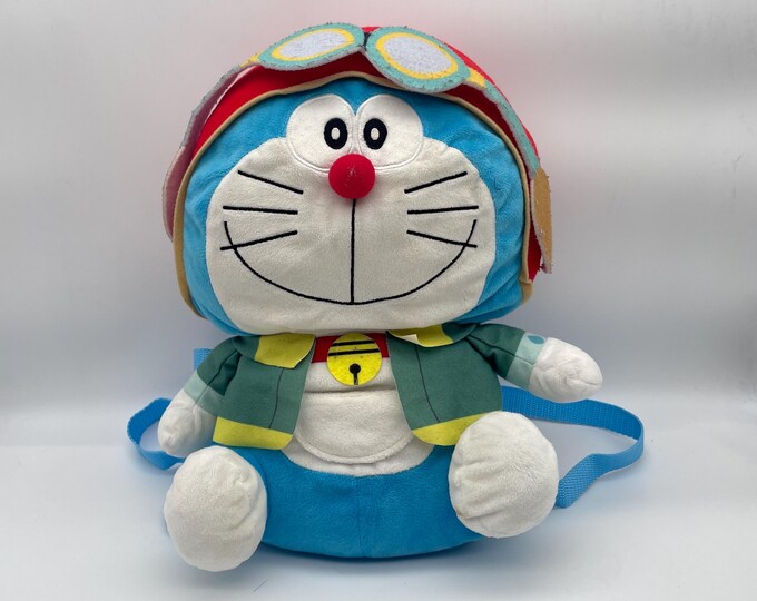 Doraemon Backpack Shaped Plush Toy Utopia in the Sky - Etsy