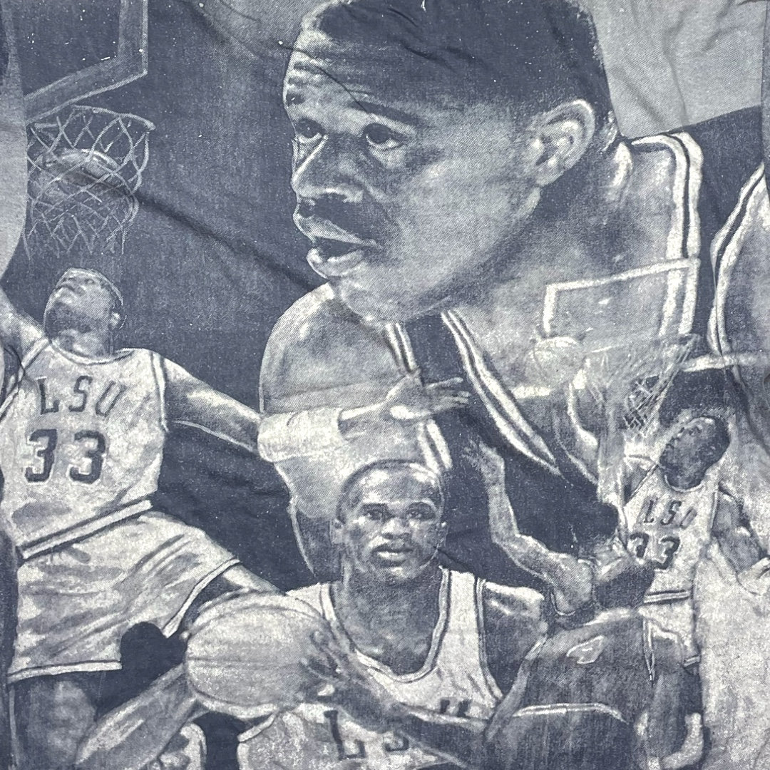 Vintage Shaquille O’neal NBA All Overprint T-shirt: 1990s Streetwear - Etsy