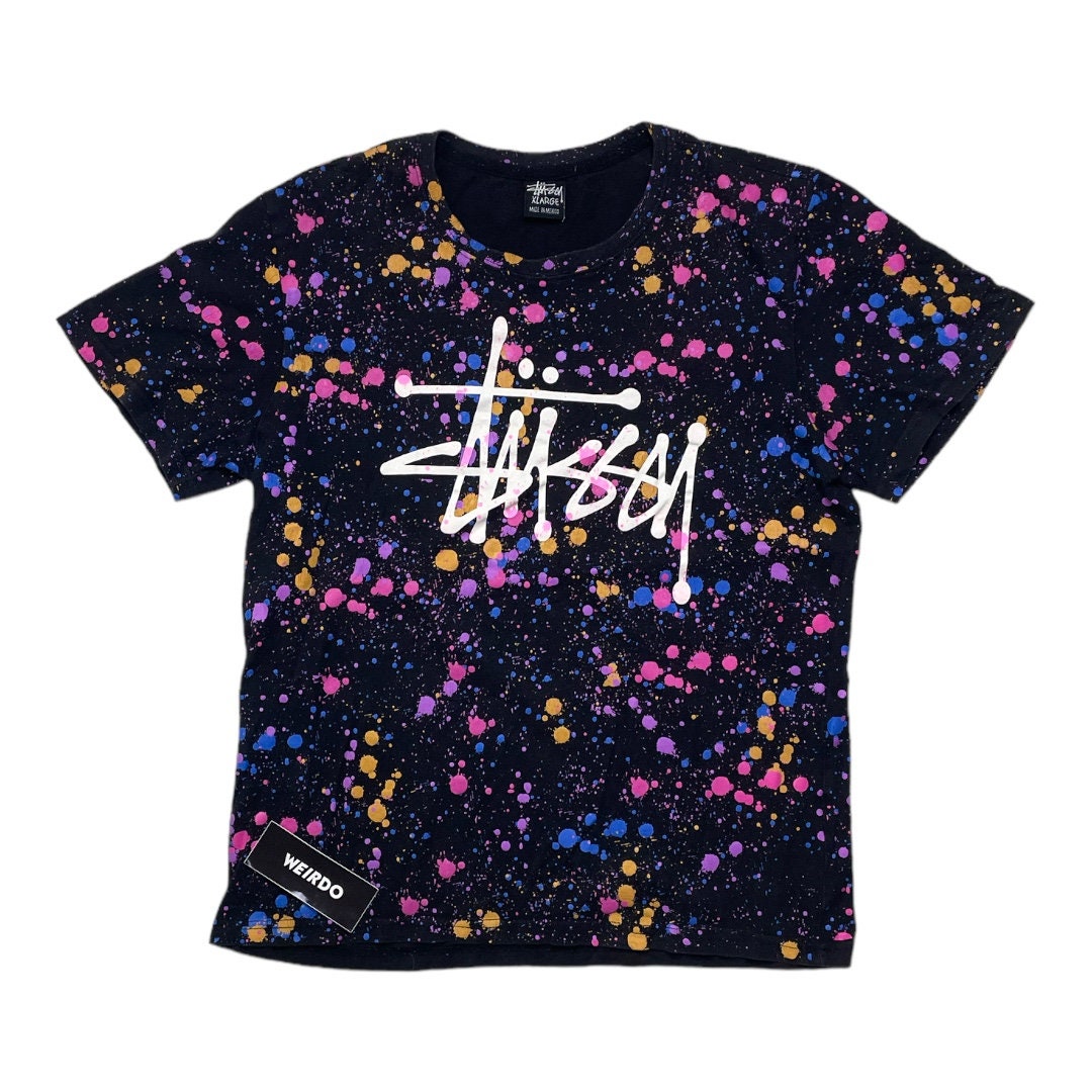 Stussy Color Splash T Shirt / Streetwear / Y2K Clothing / 2000s ...