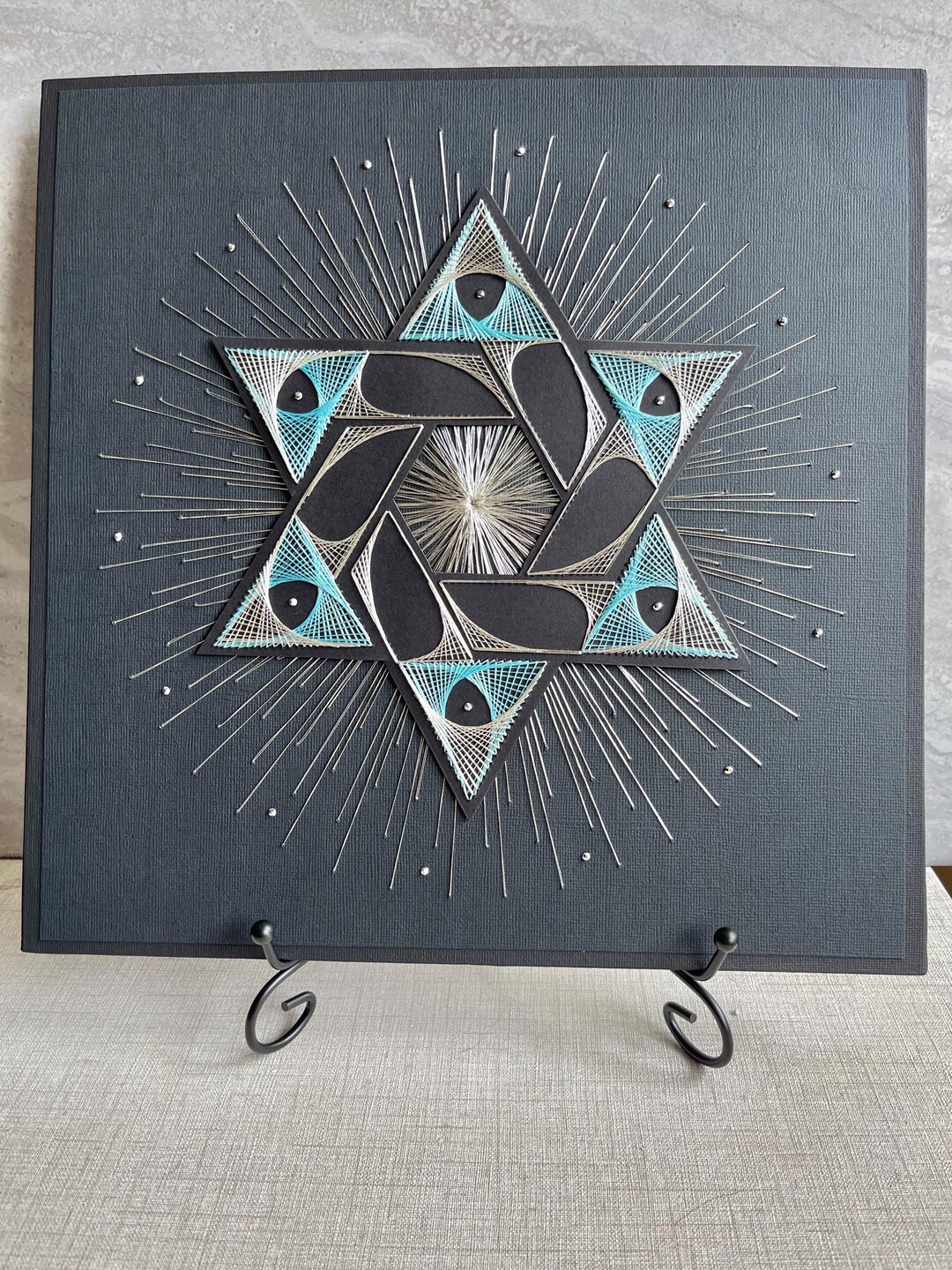 12x12 Inches Star of David String Art - Etsy