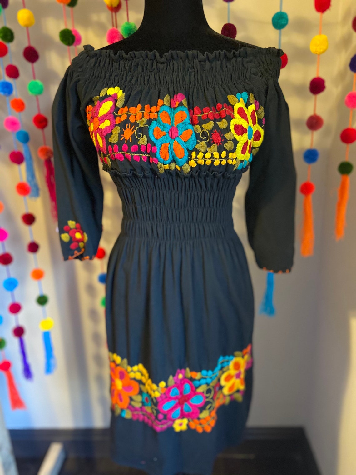 Dress Handmade Dress Hand Embroidered SIZE: S - Etsy