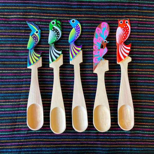 Painted Wooden Spoon - Etsy