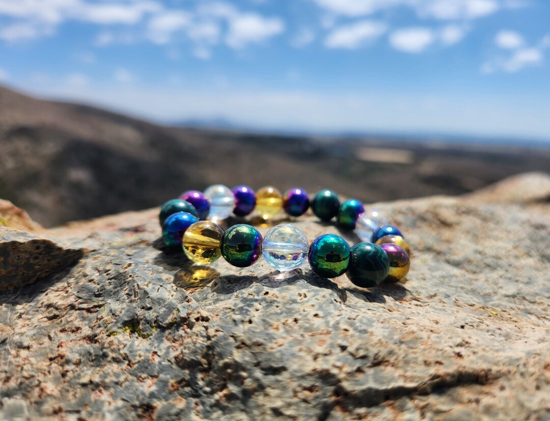 Archangel Raphael Crystal Bracelet - Etsy