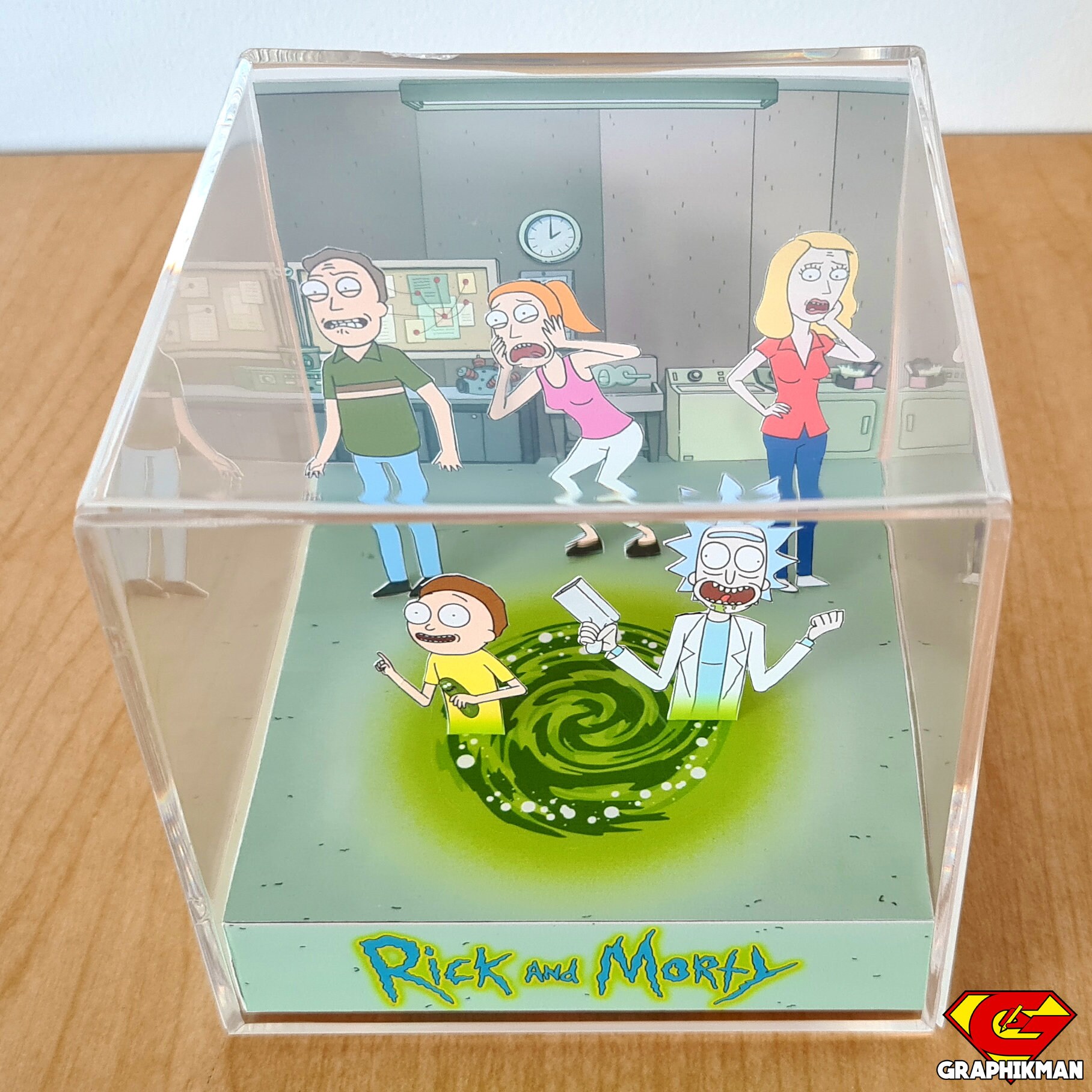 Cube Diorama Fanart : Rick and Morty - Etsy