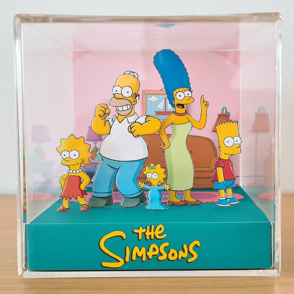 Simpsons Diorama Cube - Etsy