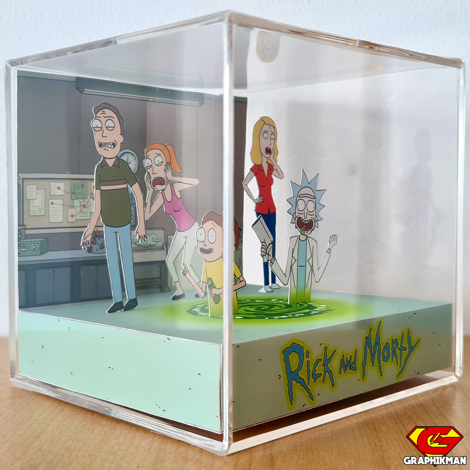 Cube Diorama Fanart : Rick and Morty - Etsy