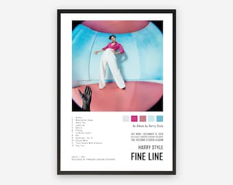 Harry Styles Poster Fine Line Album Cover | Etsy