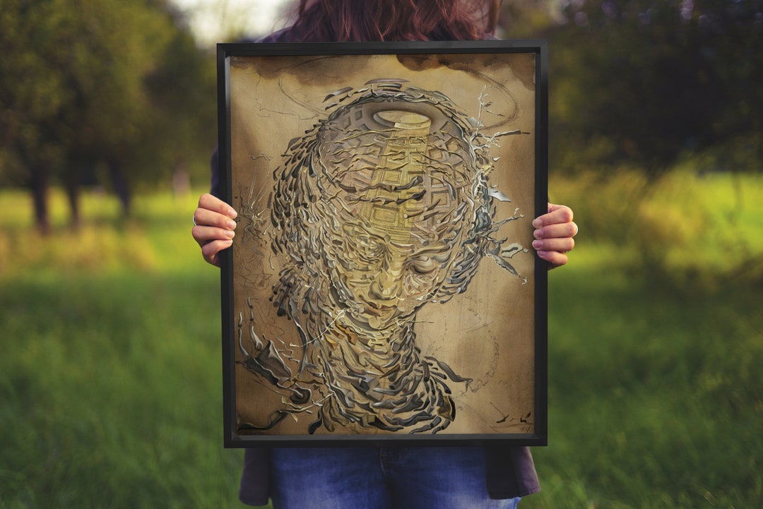 Raphaelesque Head Exploding, Tête Raphaélesque éclatée, by Salvador ...