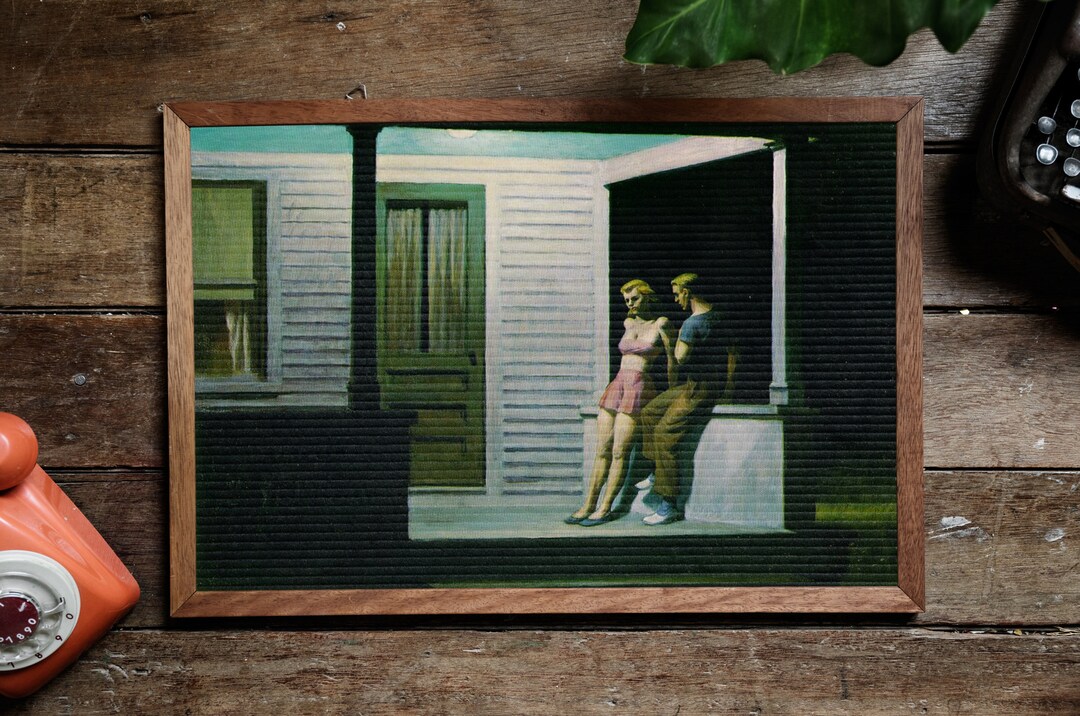 Summer Evening by Edward Hopper Nighthawk New York Movie - Etsy