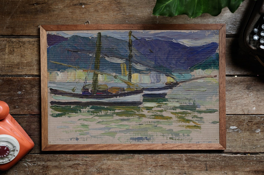 Fishing Boats, Sestri, Wassily Kandinsky Vasily Exhibition Poster ...