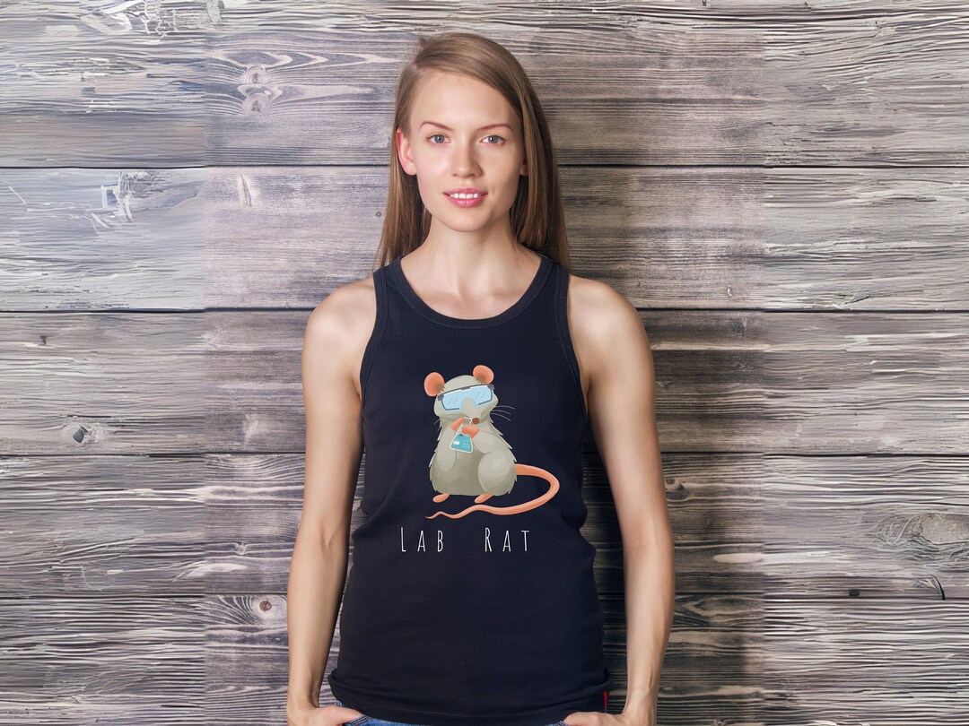 Lab Rat - Unisex Jersey Tank - Cute Gift for Rat Lover, Lab Tech ...