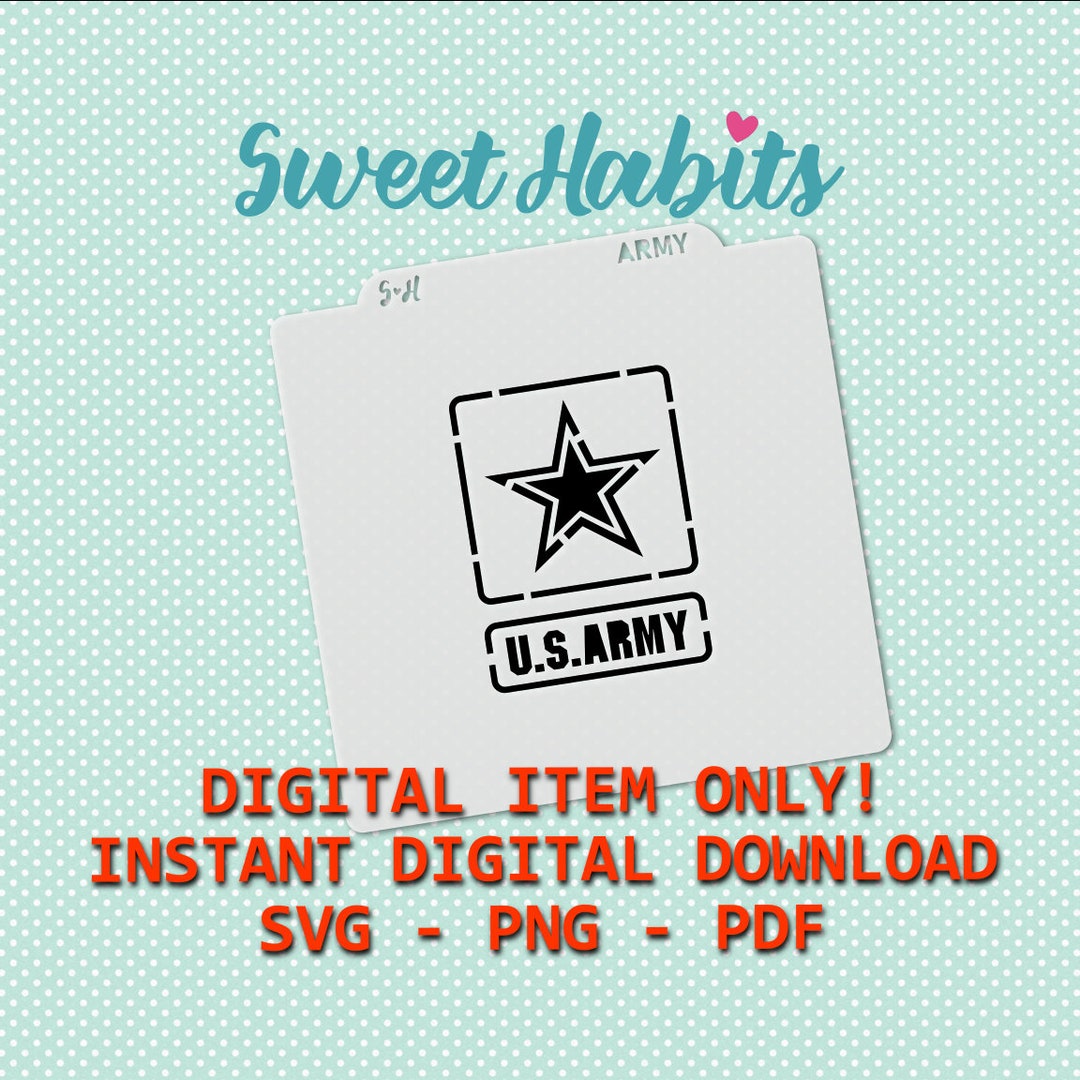 US Army Emblems - SVG or Digital Cut File Printable PDF Png - Etsy