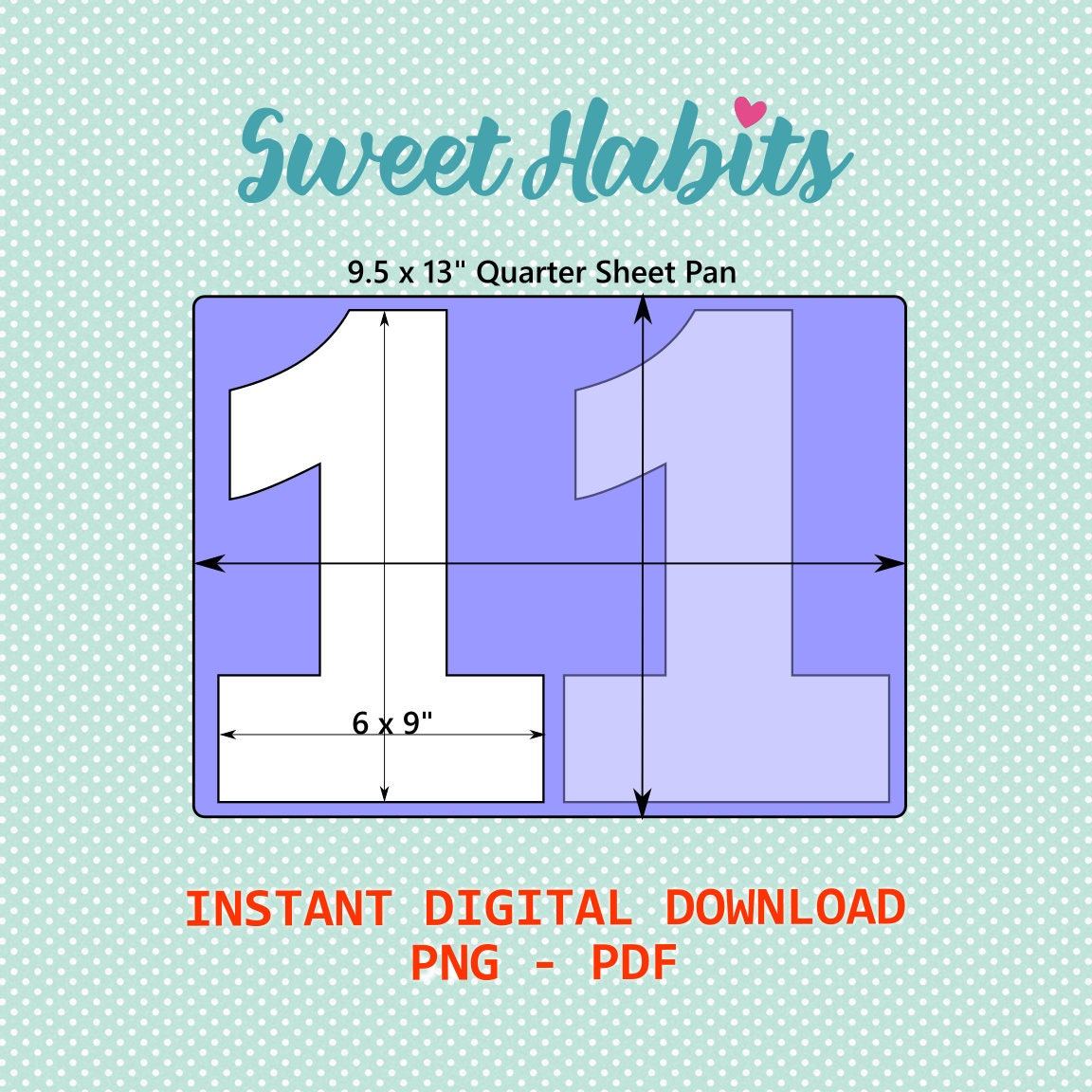 Number and Letter Printable Template for Cakes Digital Cut - Etsy