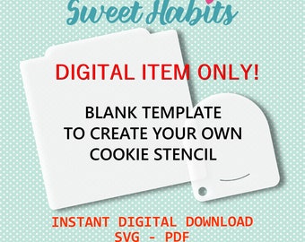 Blank Cookie - Etsy