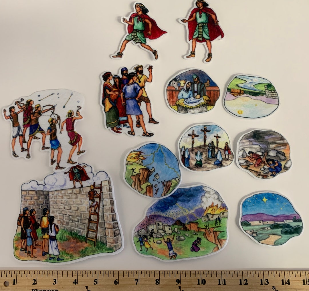 Samuel the Lamanite Felt Figures for Flannel Board Book OF - Etsy