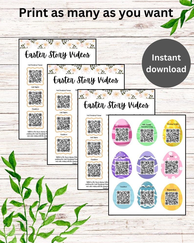 2026 LDS Easter Handout & Activity Instant Download Primary Youth Holy ...