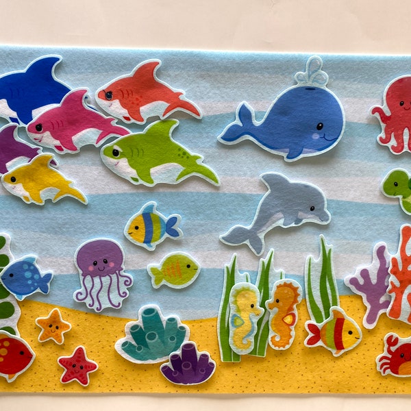 Ocean Felt Board - Etsy