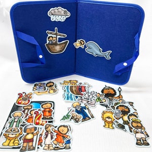Bible Stories Felt Set & Flannel Board Daniel Lion's Den David Goliath ...