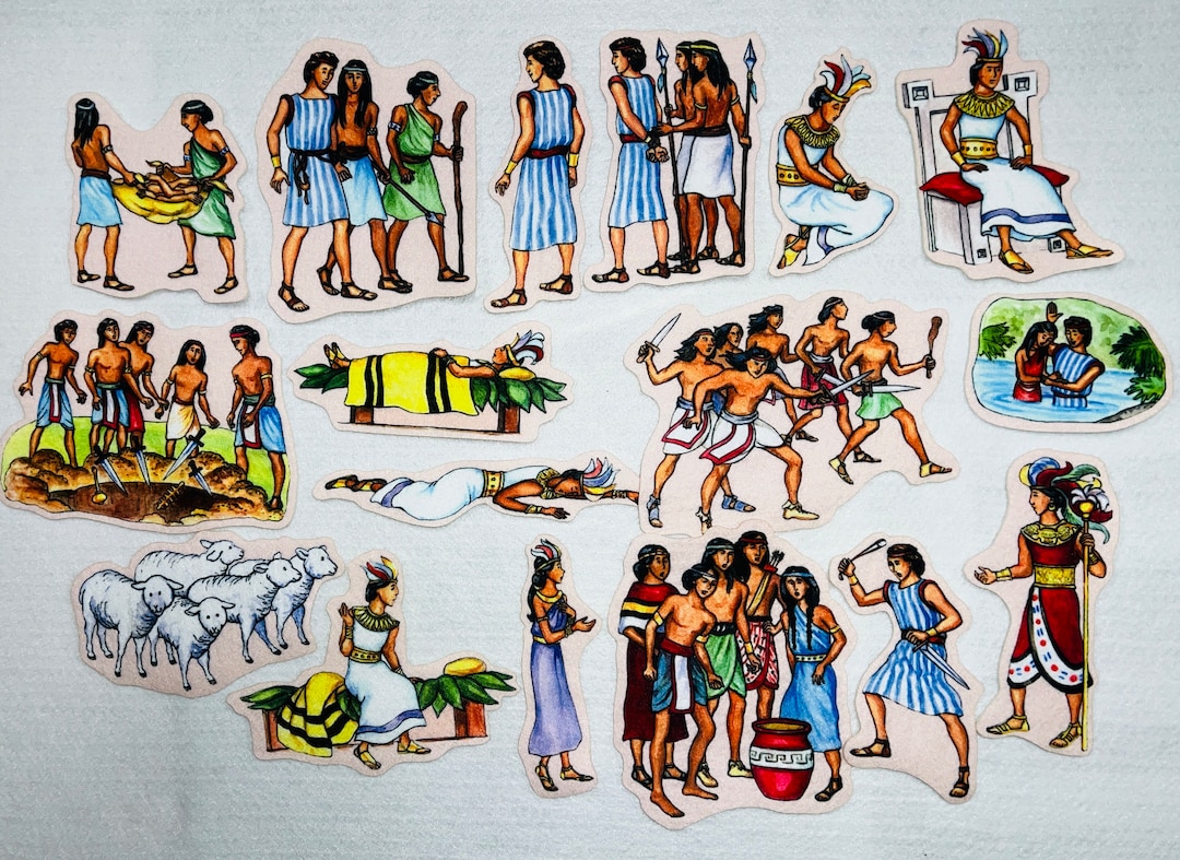 Ammon Felt Figures for Flannel Board Book OF Mormon Stories Come Follow ...