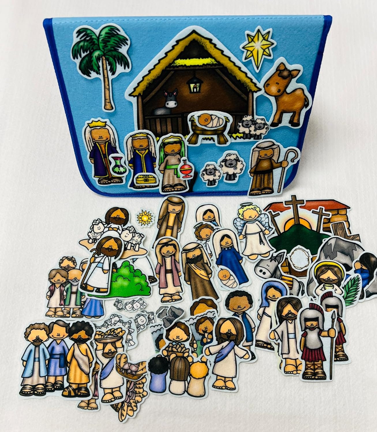 Stories of Jesus Felt Set & Flannel Board Bible Felt Stories Birth ...