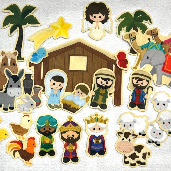 Felt Nativity - Etsy