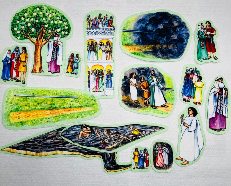 Lehi's Dream Felt Figures for Flannel Board Book OF Mormon Stories Come ...