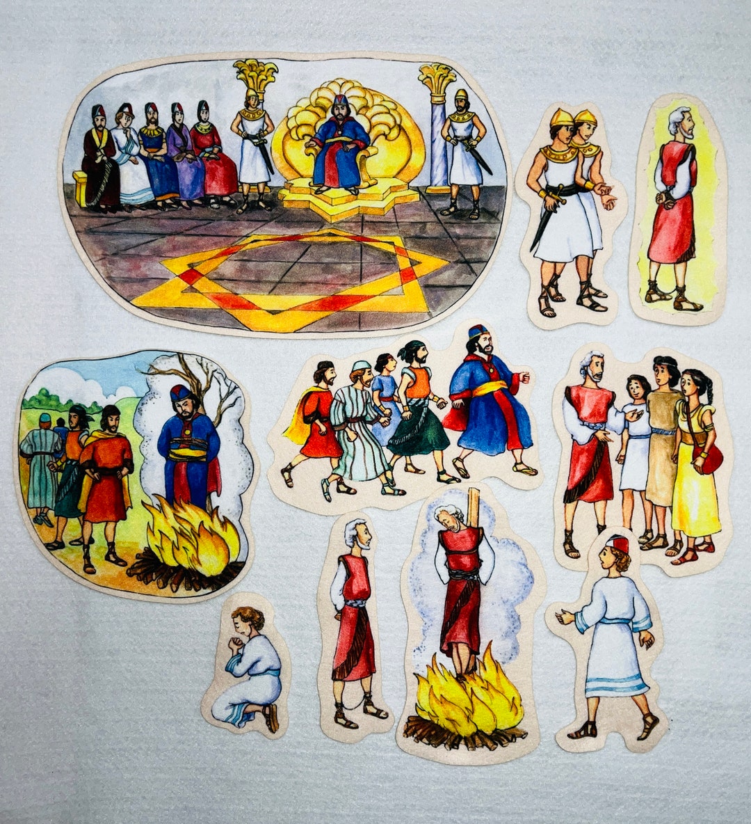 Abinidi Felt Figures for Flannel Board Book OF Mormon Stories Come ...