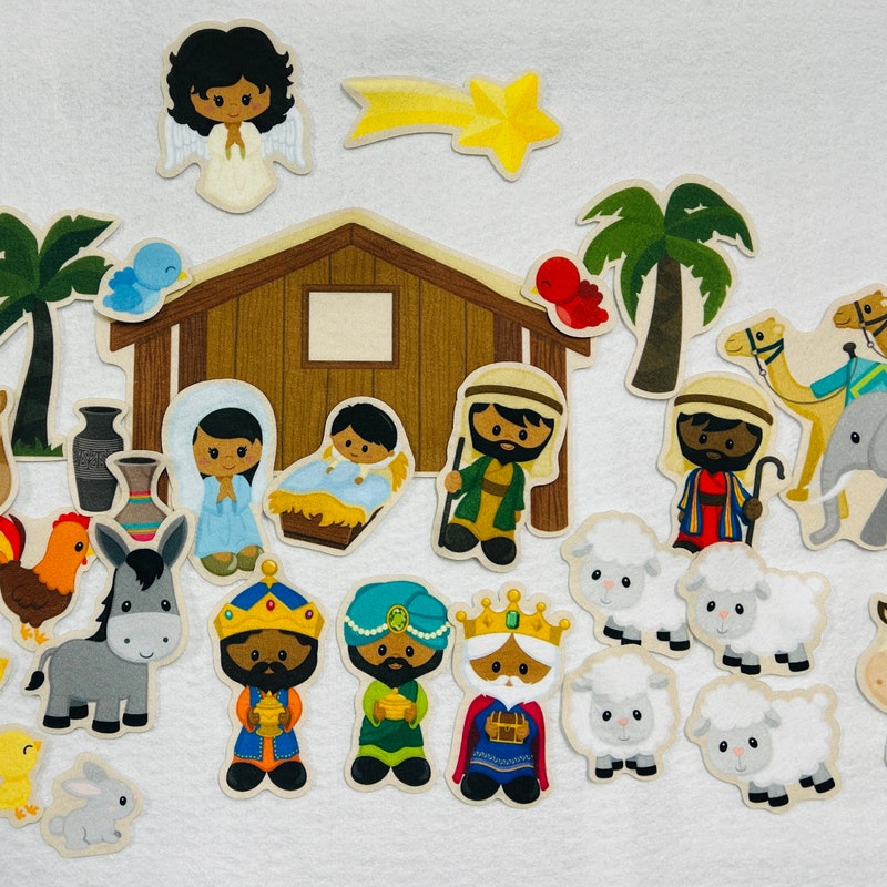 Felt Nativity - Etsy