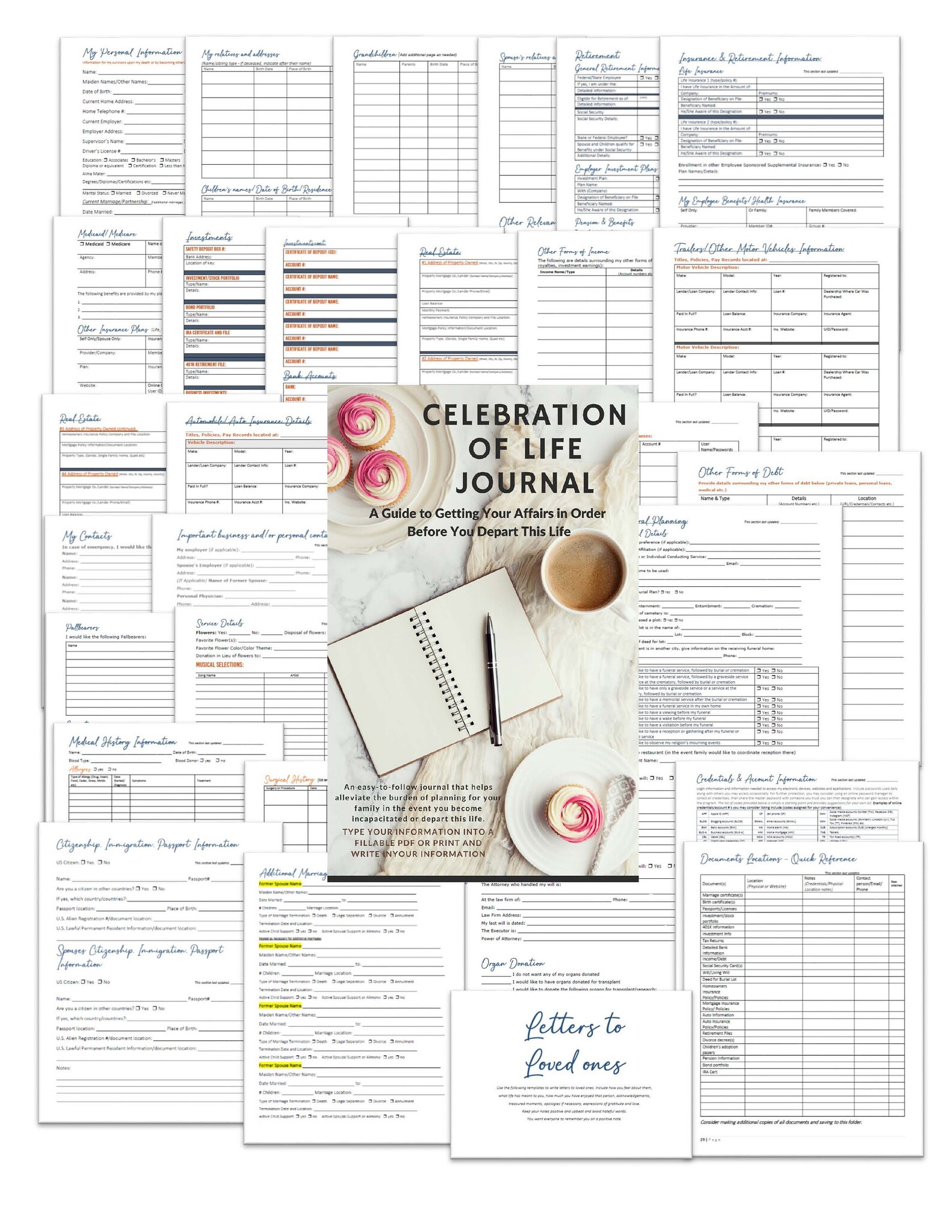 The Ultimate CELEBRATION OF LIFE Journal A Guide to Getting Your ...