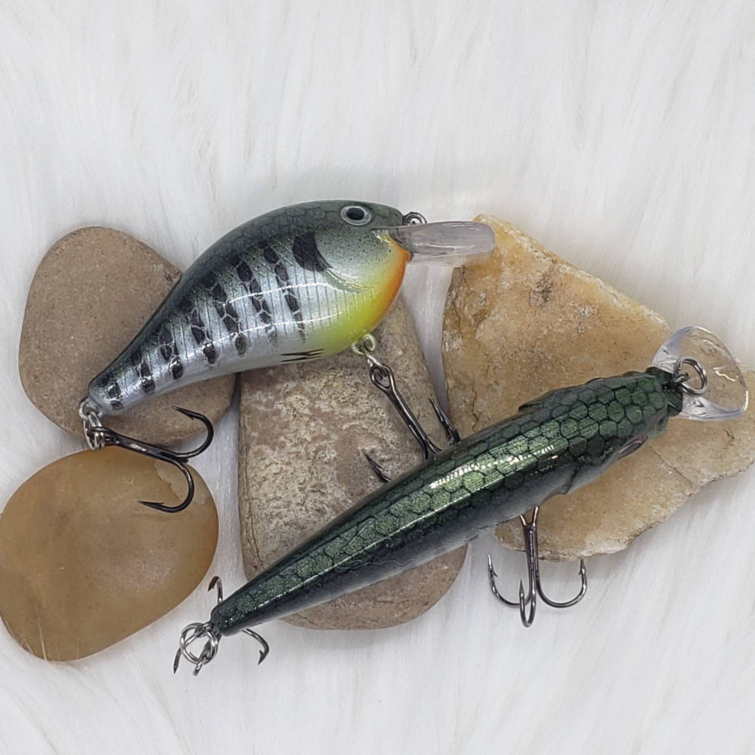 Spring bluegill crankbait Custom fishing lure. Deep diver - Etsy Nederland