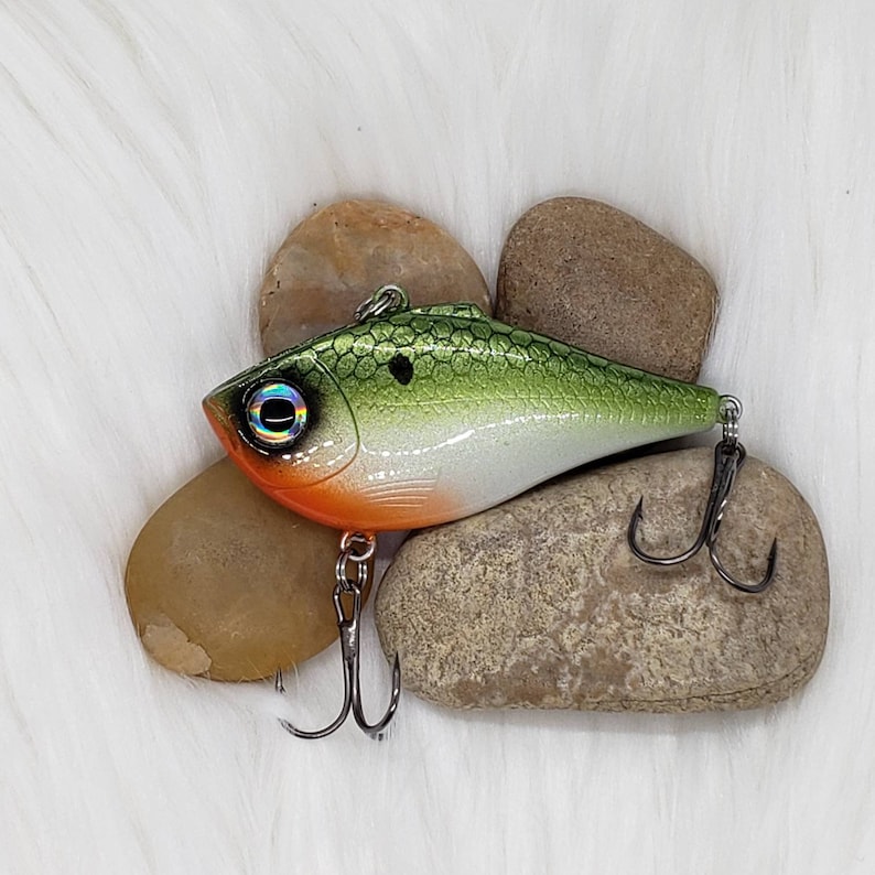 Dark Tennessee Shad Lipless Crankbait. Custom Fishing Lure - Etsy