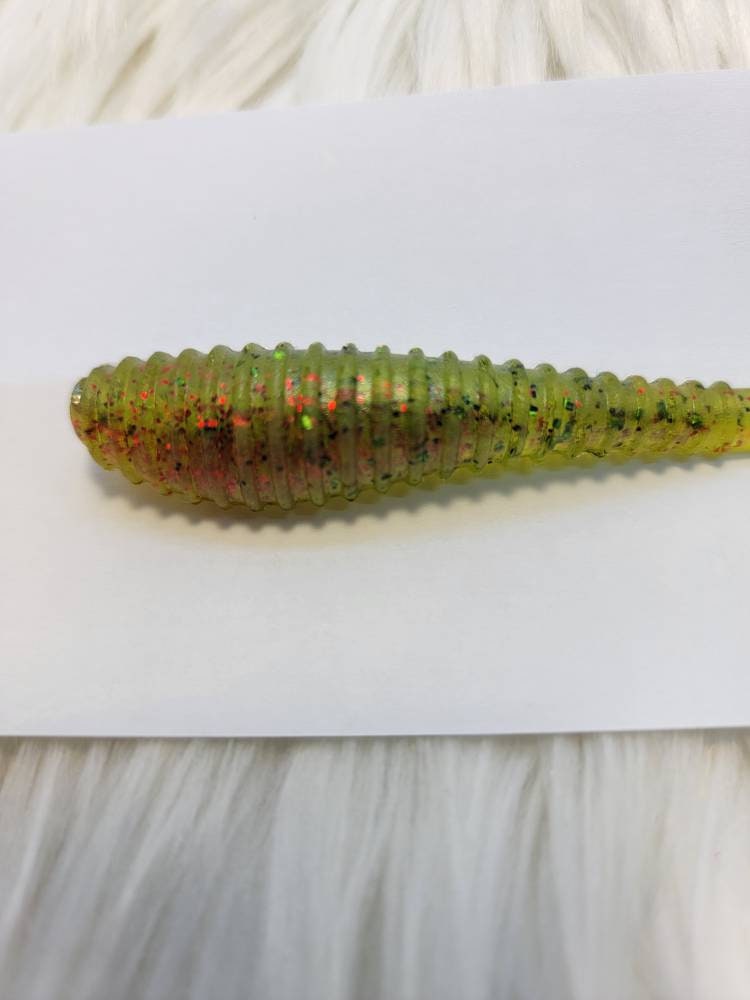 Vibrating Jig With Trailers Kit. Custom Watermelon Red Sunfish | Etsy