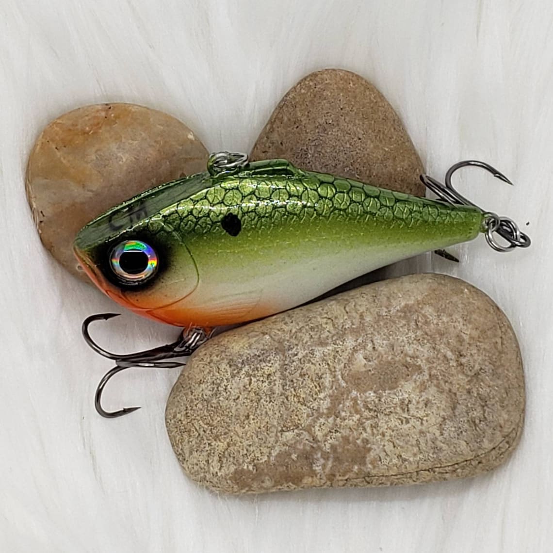Dark Tennessee Shad Lipless Crankbait. Custom Fishing Lure - Etsy