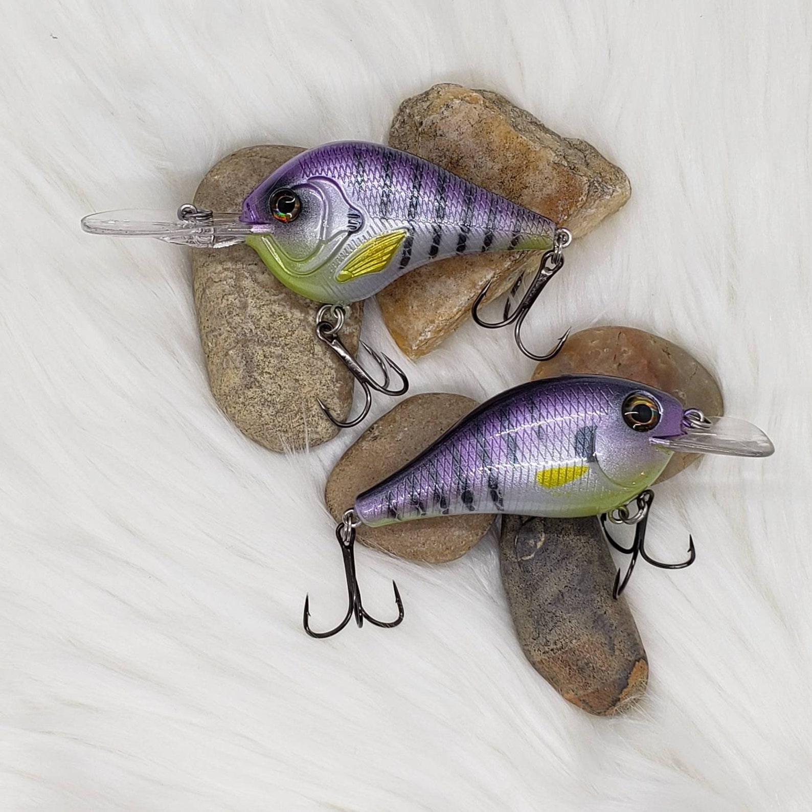Baby Bluegill Custom Painted Crankbait. Bass Fishing Custom - Etsy UK