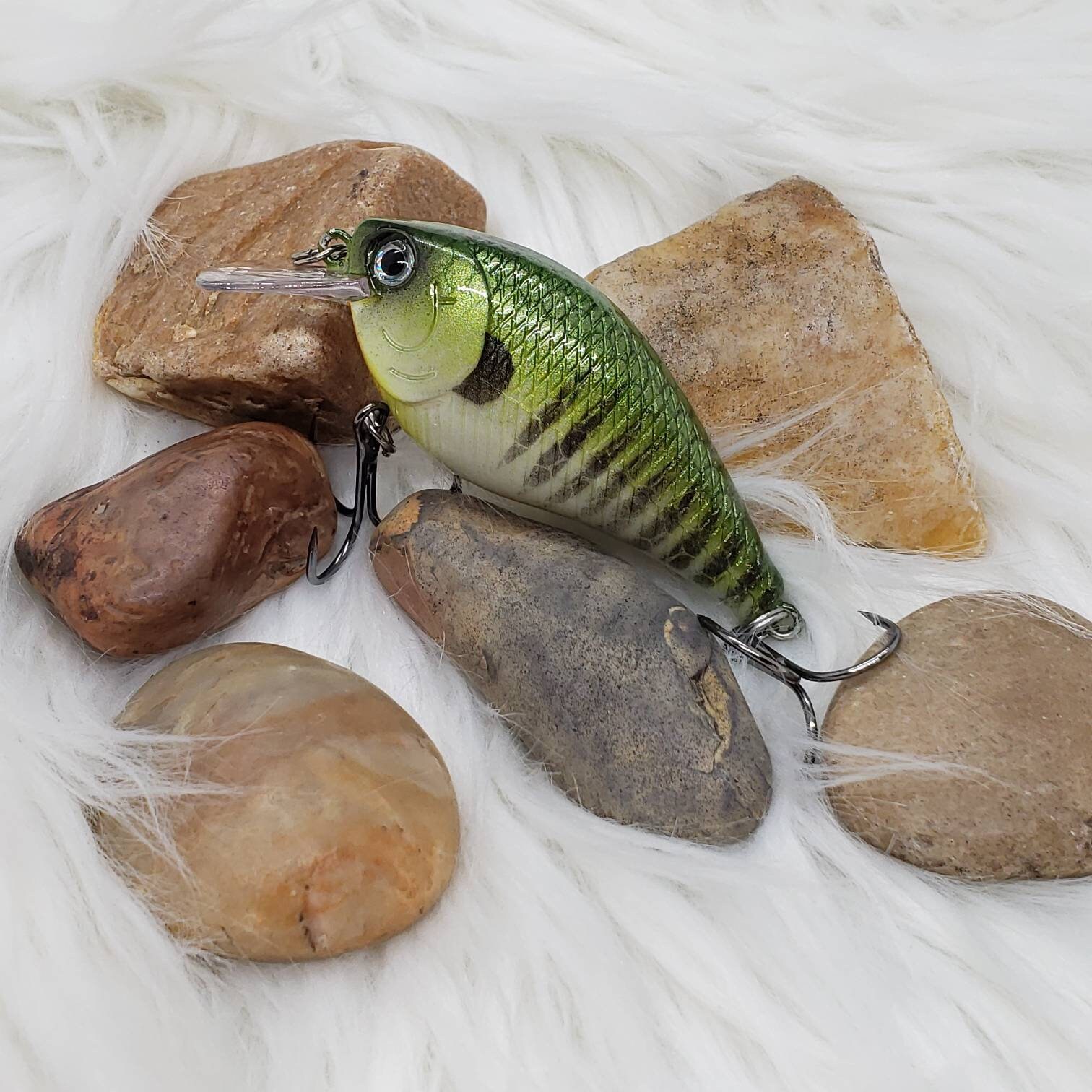 Spring bluegill crankbait Custom fishing lure. Deep diver - Etsy Nederland