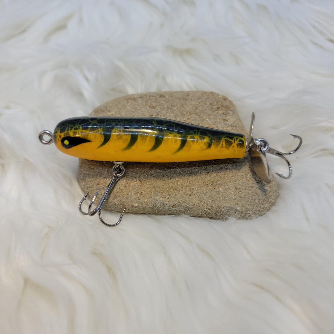 Water Bug 3" Putter Bug ,handmade Bass Wood Single Blade Prop Bait ...