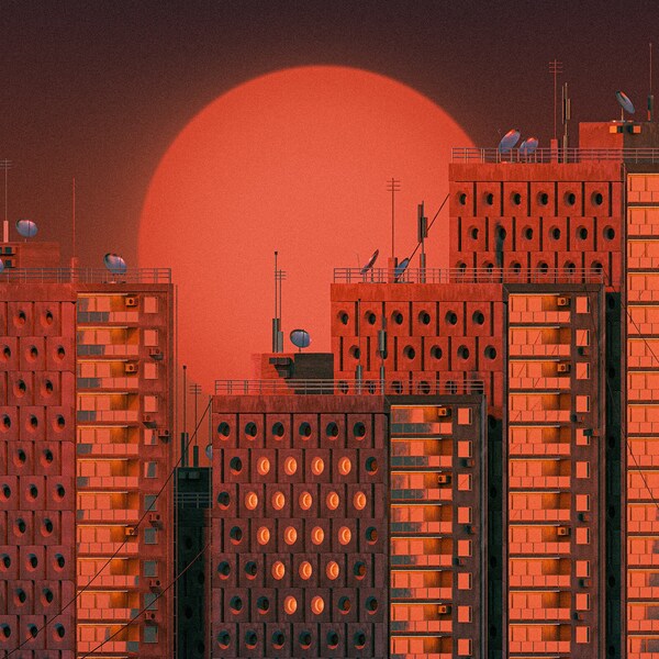 Sci-fi Futurism Art Fantasy Architecture Poster Pineapple Poster - Etsy