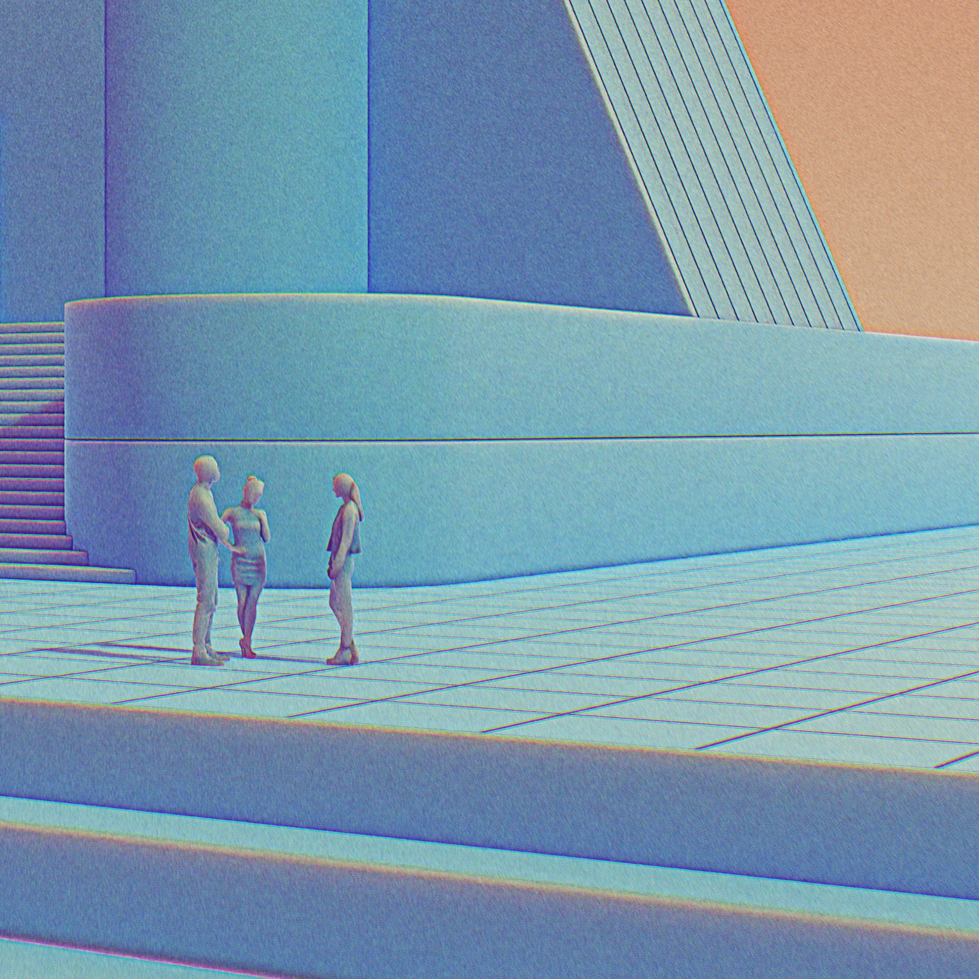 Retro Futurism Sci-fi Art "monumental Building" Brutalist Poster ...
