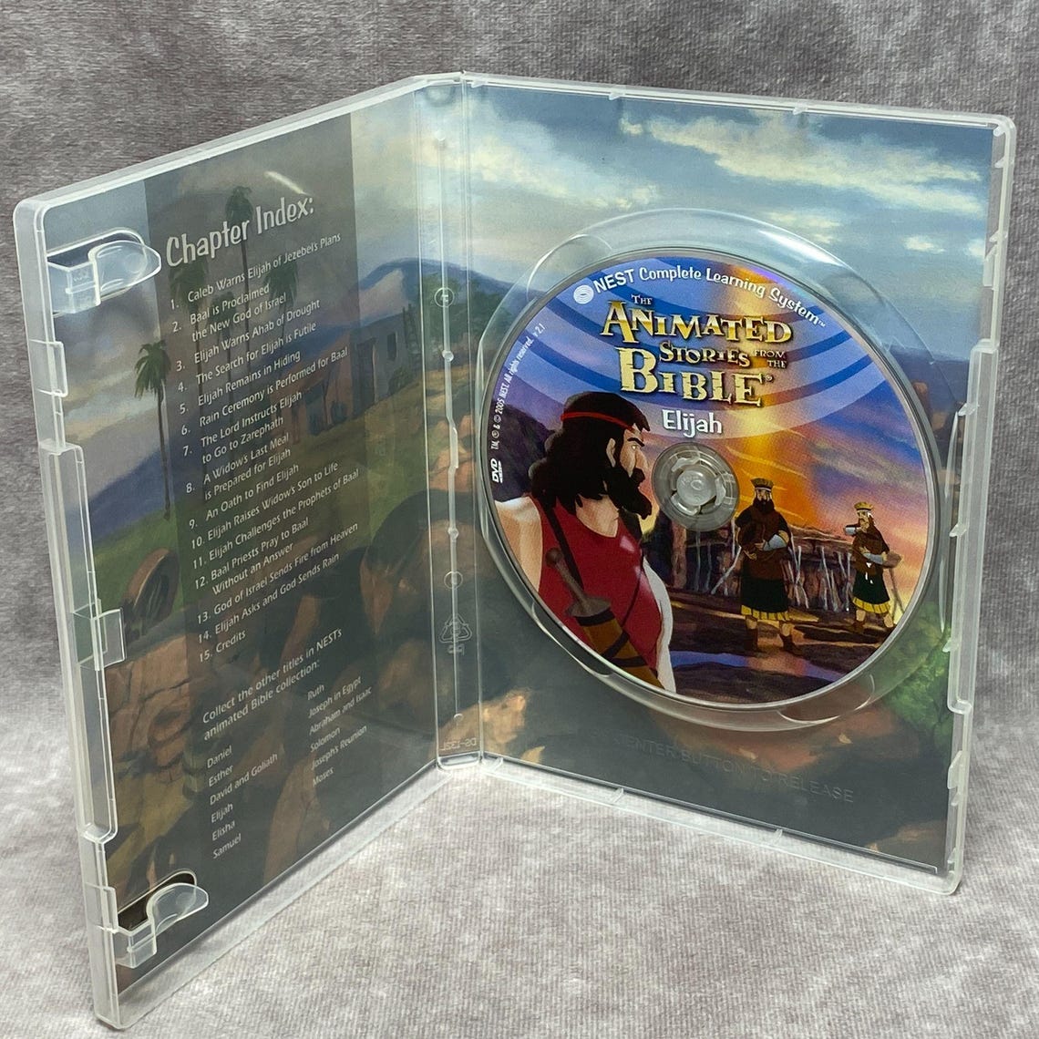 The Animated Stories From the Bible: Elijah DVD Nest 2005 - Etsy