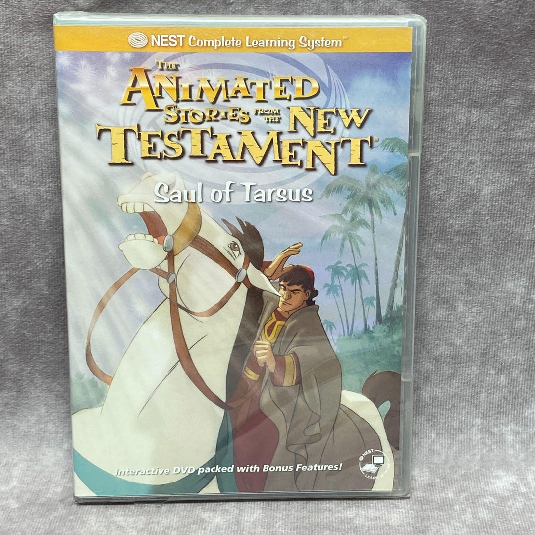 The Animated Stories From the New Testament: Saul of Tarsus DVD Nest - Etsy