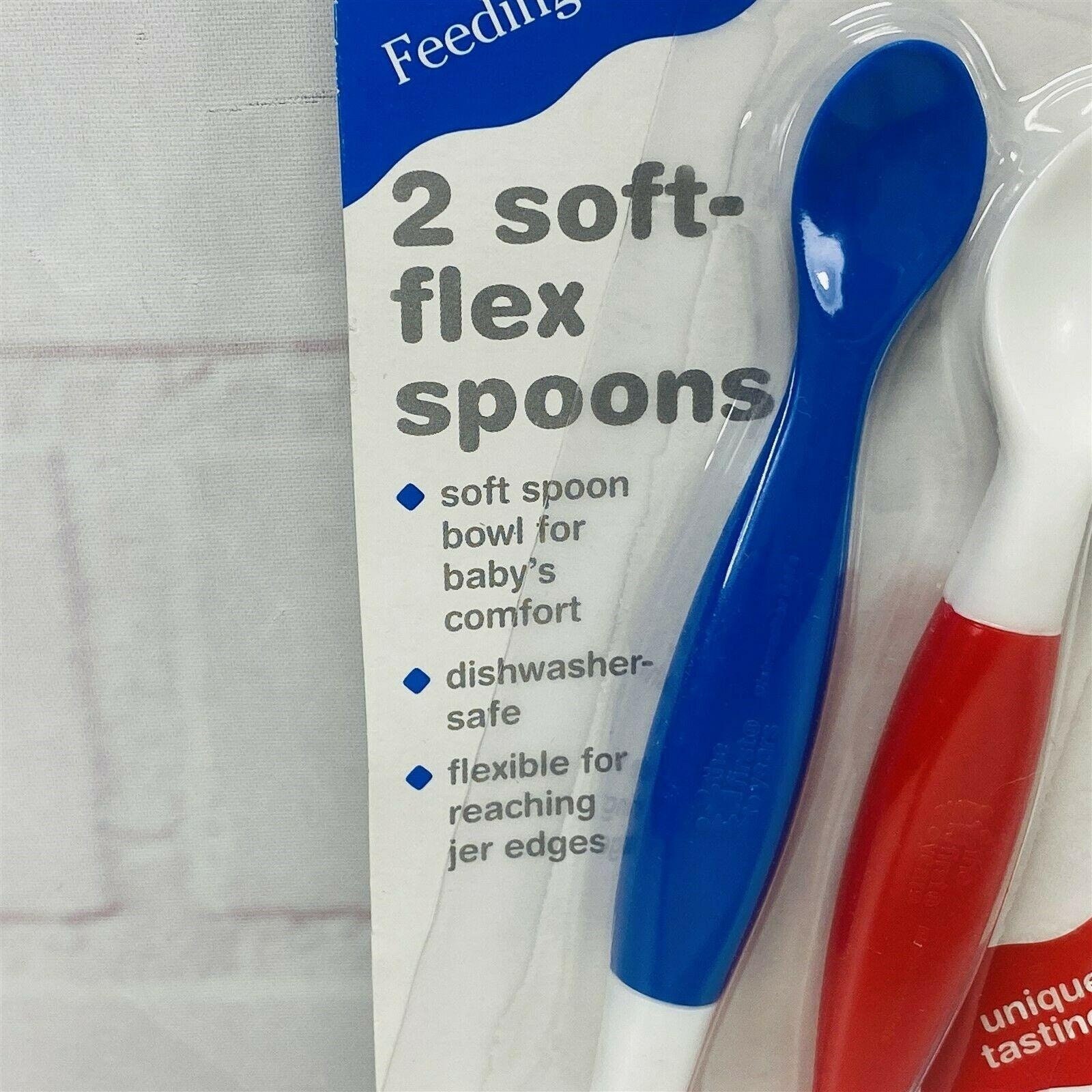 1993 the First Years Feeding & Soothing 2 Soft Flex Spoons NOS - Etsy