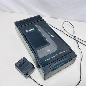 Vintage WTM Video Cassette Rewinder VHS Tape Model 911H Works Great - Etsy