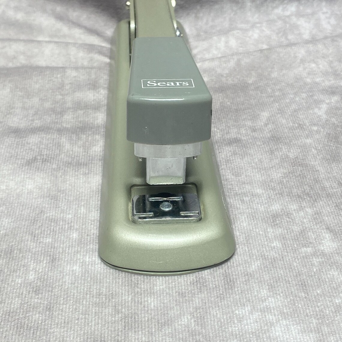 Vintage 60's Sears Desktop 8 Metal Stapler Gray & Beige Home Office - Etsy