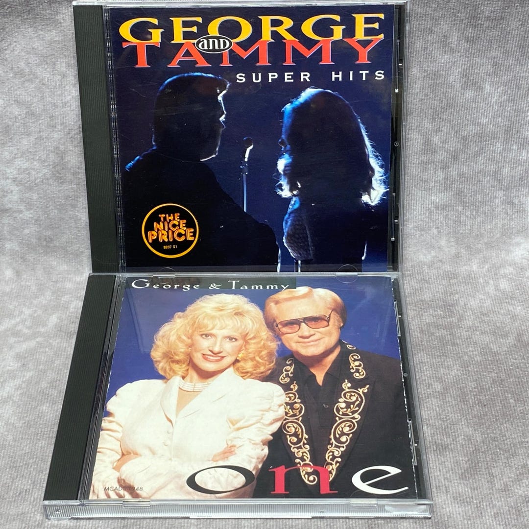 George and Tammy Super Hits & One CD Album Set Country Music - Etsy UK