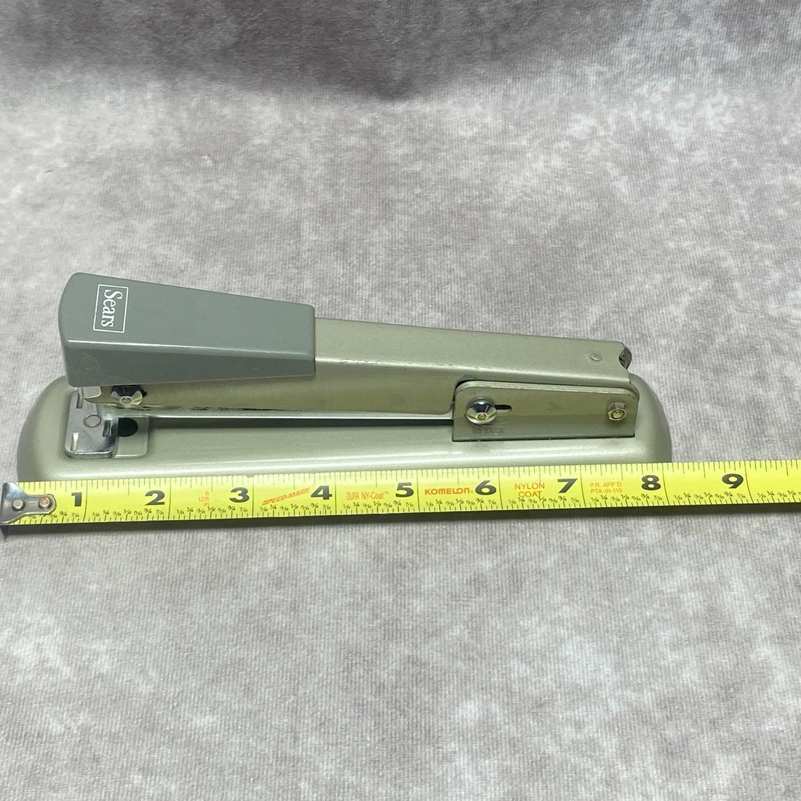 Vintage 60's Sears Desktop 8 Metal Stapler Gray & Beige Home Office - Etsy
