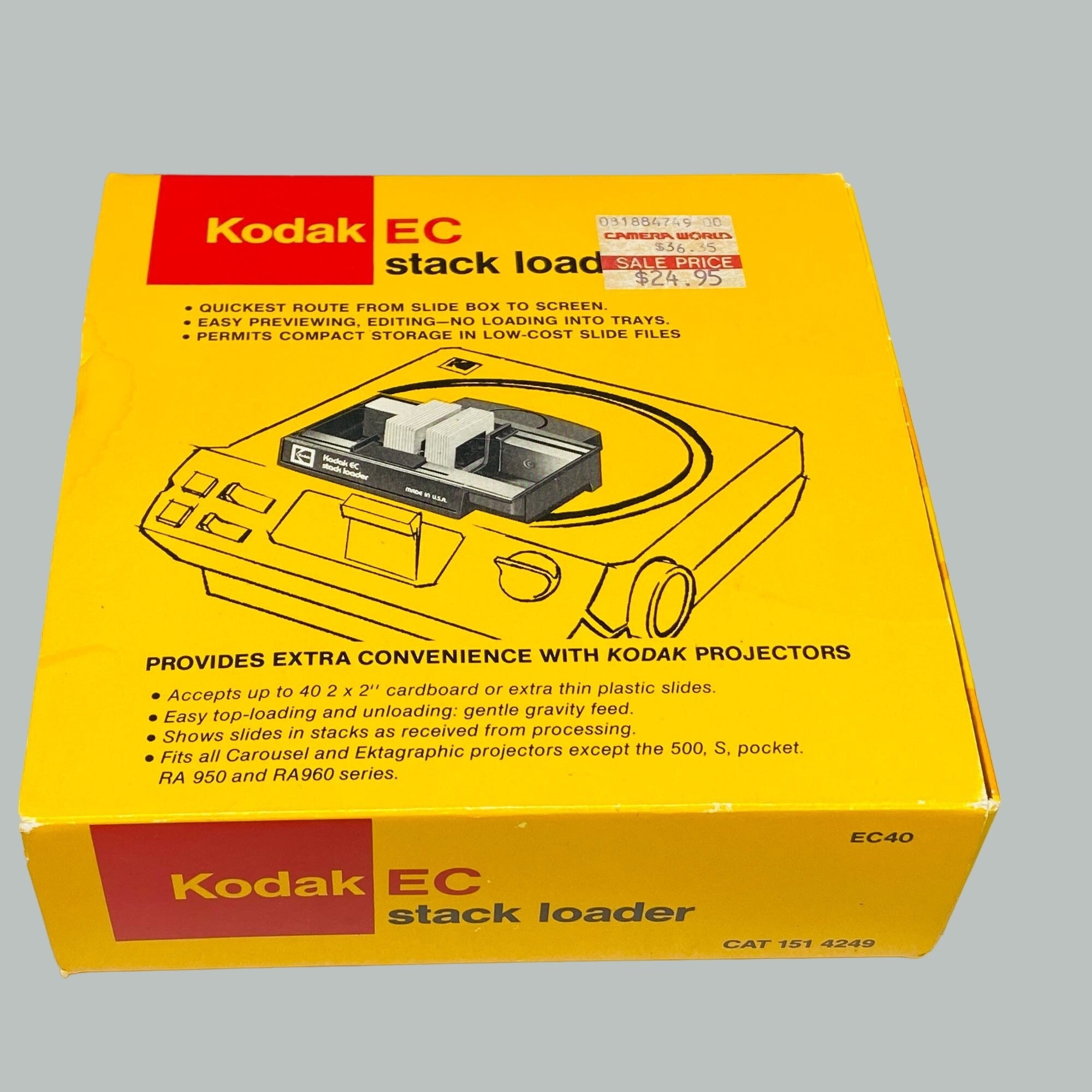 Vintage Kodak EC Stack Film Load for Carousel and Ektagraphic Projectors EC40 - Etsy