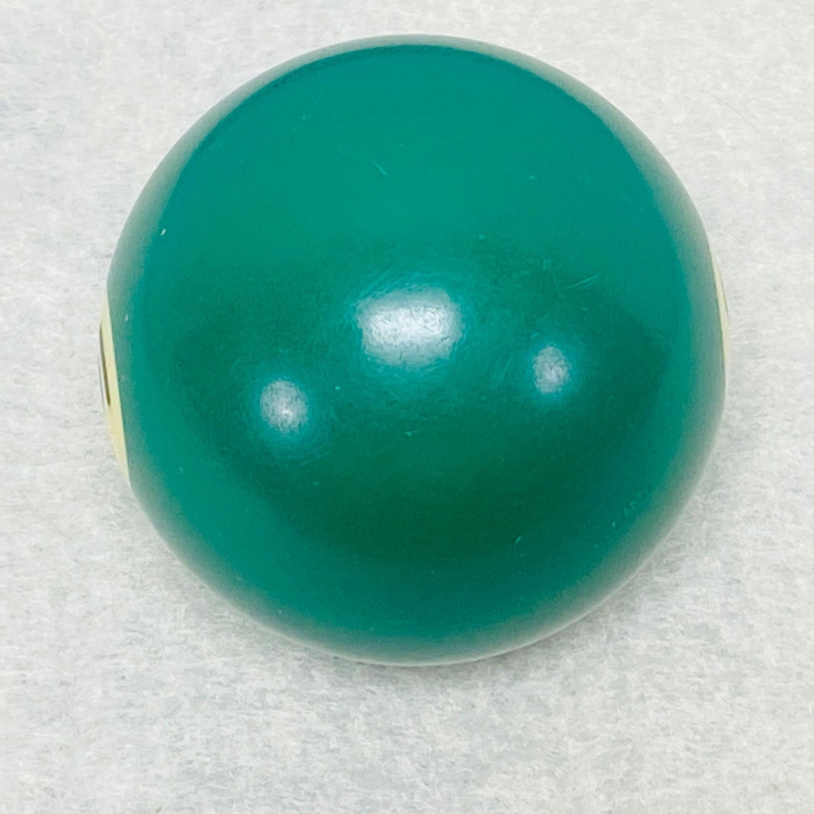 Vintage Replacement Billiard Pool Solid Green Number 6 Ball 2.25 ...